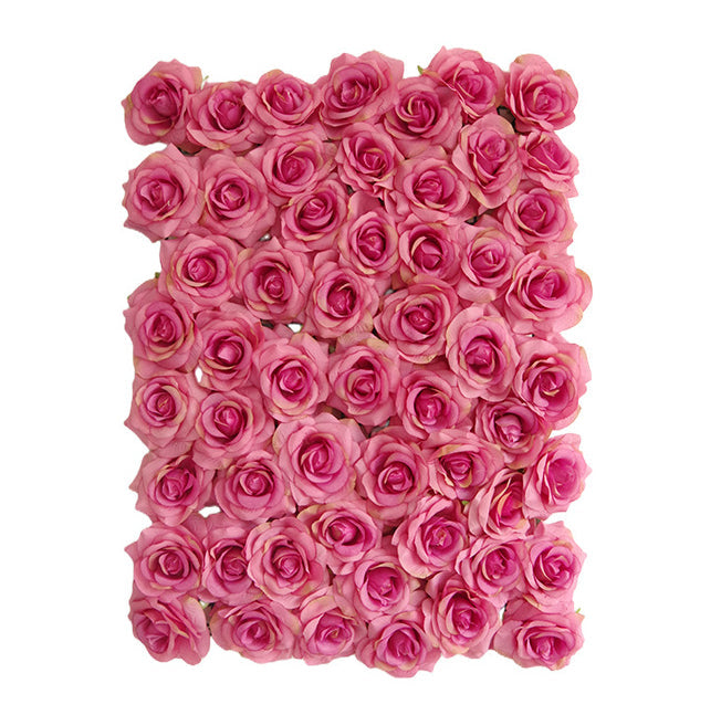 Rose Red Roses, Artificial Flower Wall Backdrop - FairyFlorist